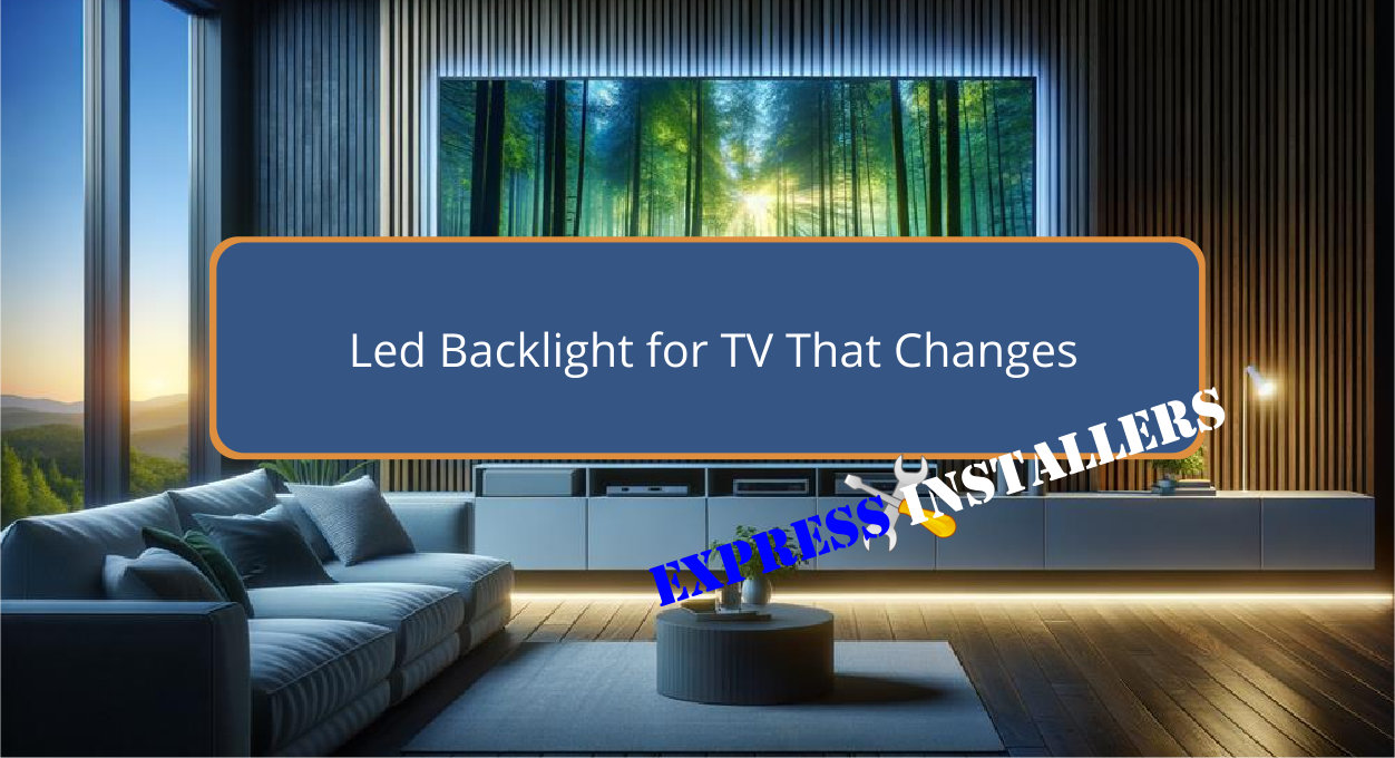 Led Backlight for TV That Changes With Picture - Express Installers