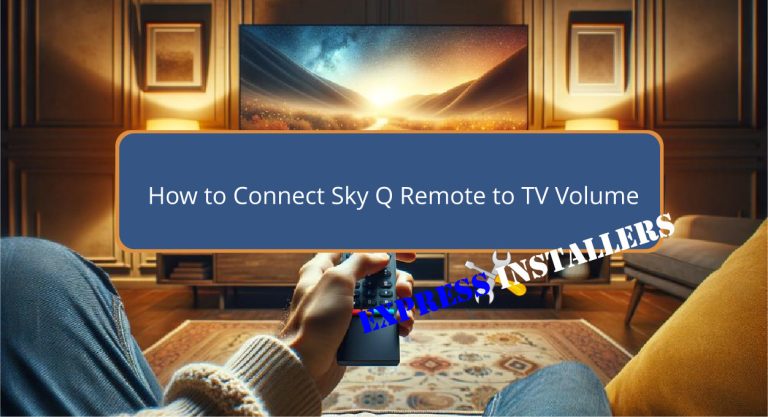How to Connect Sky Q Remote to TV Volume - Express Installers